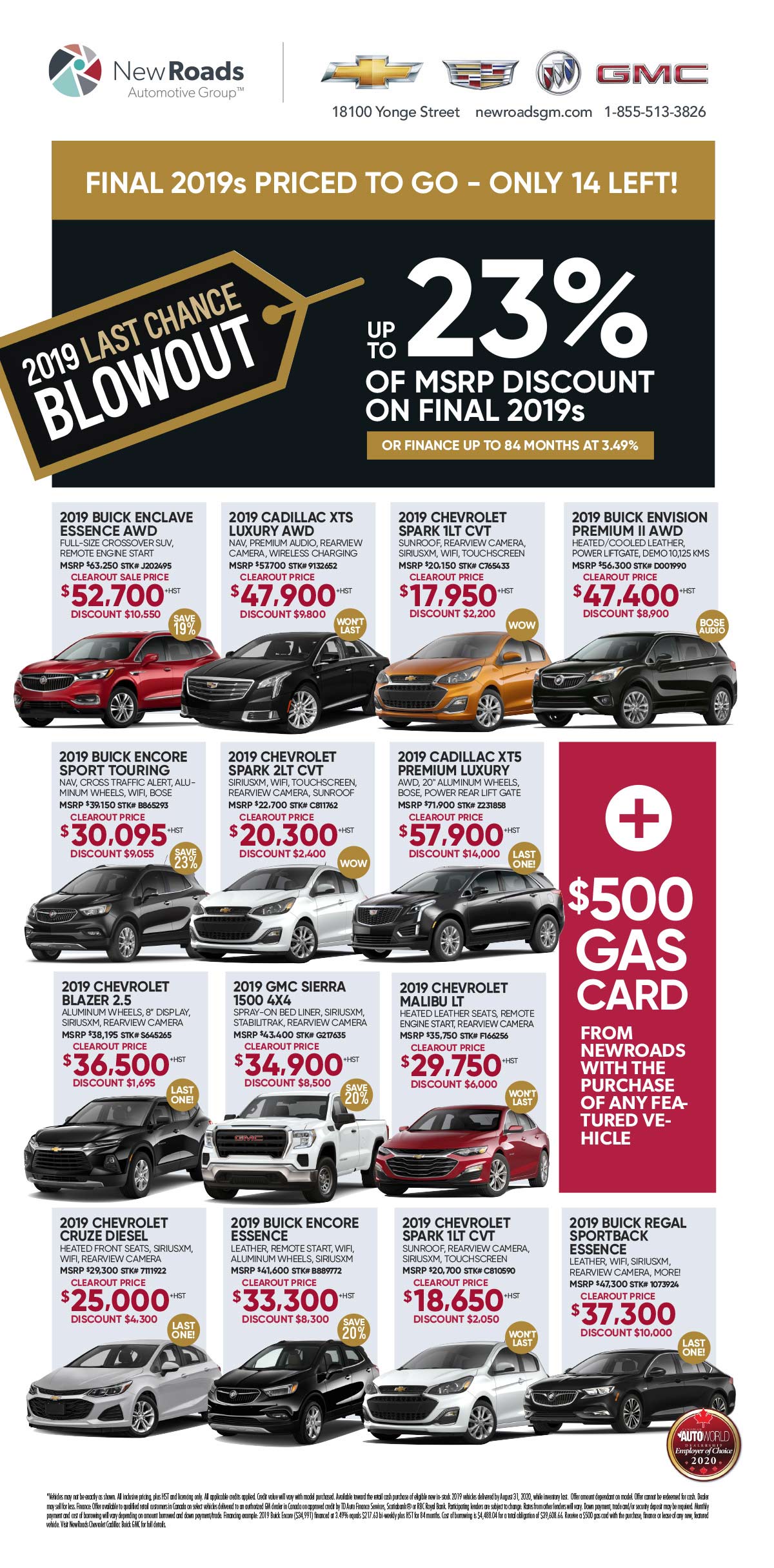 New Vehicle Specials | NewRoads GM